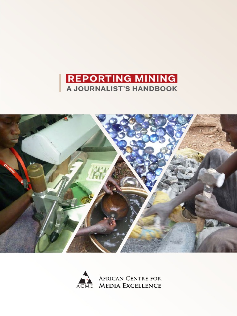 Reporting Mining - A Journalist's Handbook | PDF | Mining | Economic ...