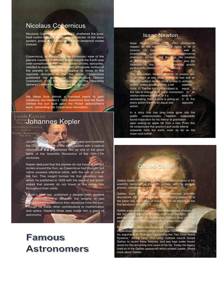 Johannes Kepler: Nicolaus Copernicus | PDF | Galileo Galilei | Nicolaus ...