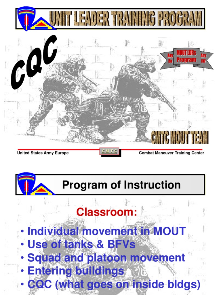 United States Army Europe Combat Maneuver Training Center | PDF | Urban ...
