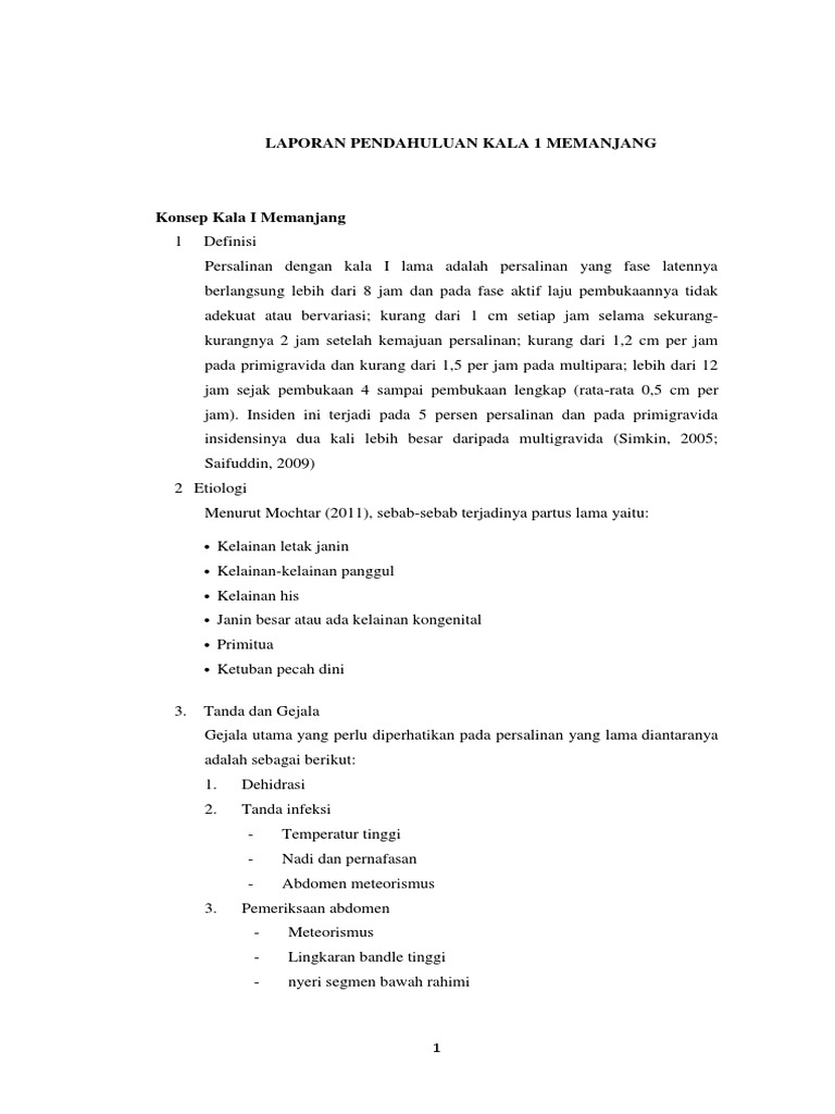 LP Kala 1 Memanjang | PDF