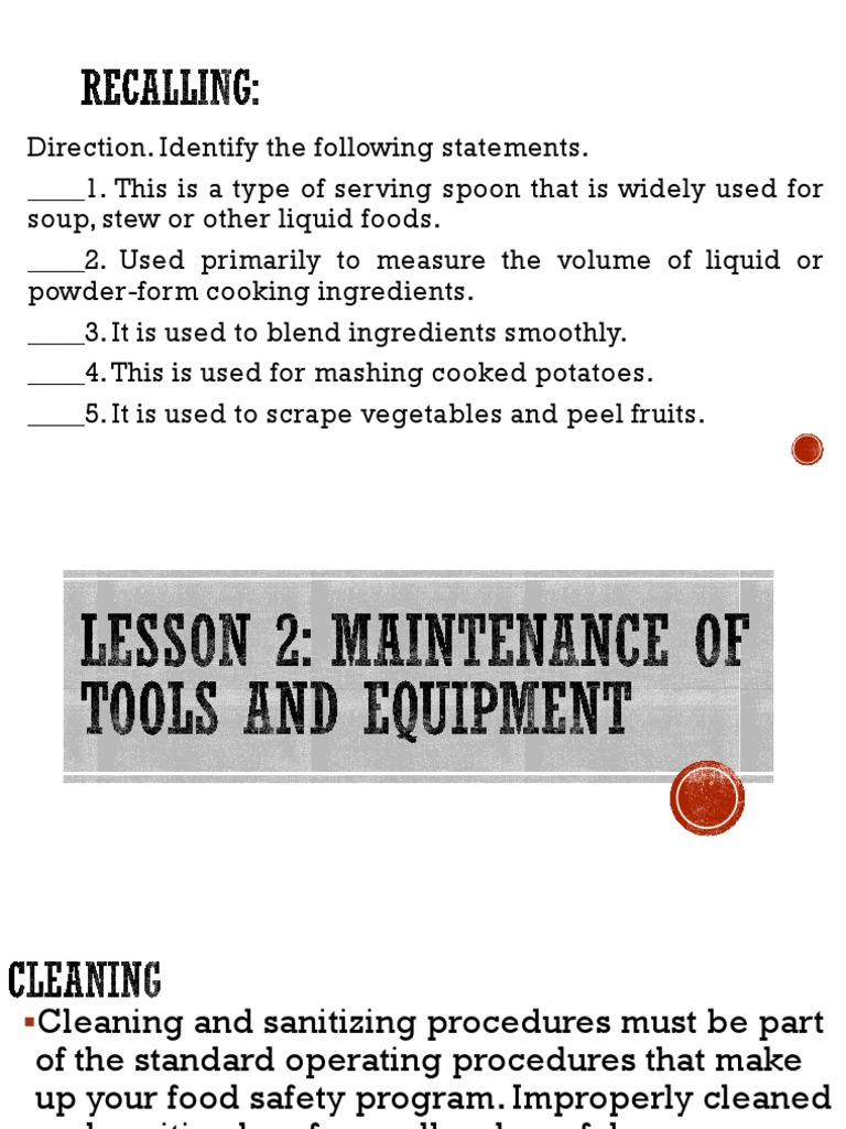 Tle 8 | Download Free PDF | Disinfectant | Foods
