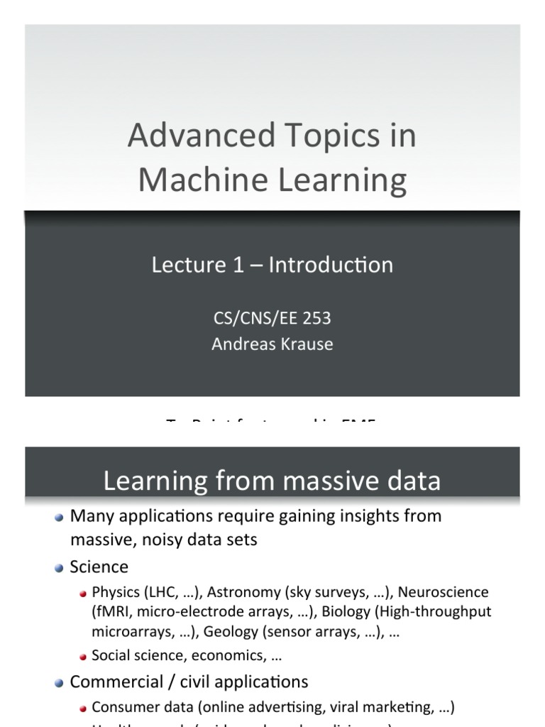 Cs253 01 Introduction Marked | PDF | Statistical Classification | Homework