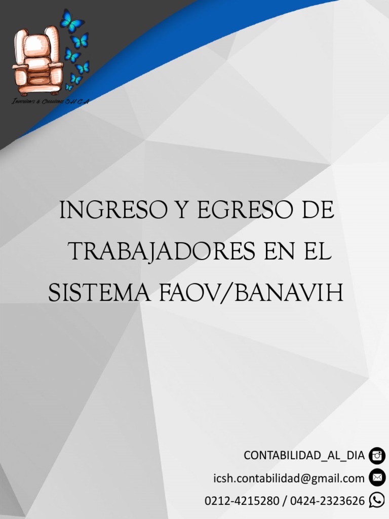 Faov Ingreso y Egreso de Trabajadores | PDF | Áreas de informática ...