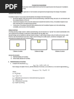 Rectangular Footing Design and Analysis | PDF | Bending | Pressure
