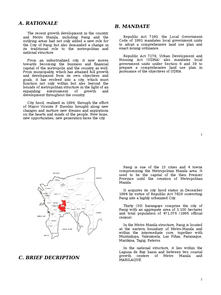 CLUP (Comprehensive Land Use Plan) | PDF | Metro Manila | Business