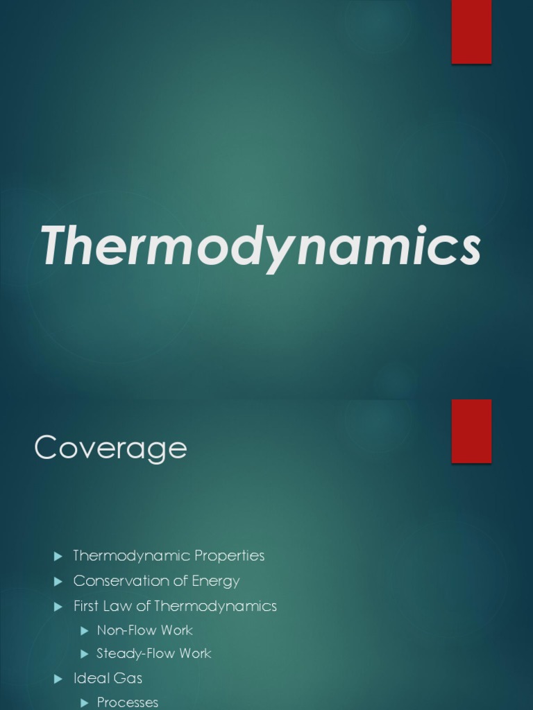 Thermodynamics Review | PDF | Heat | Temperature