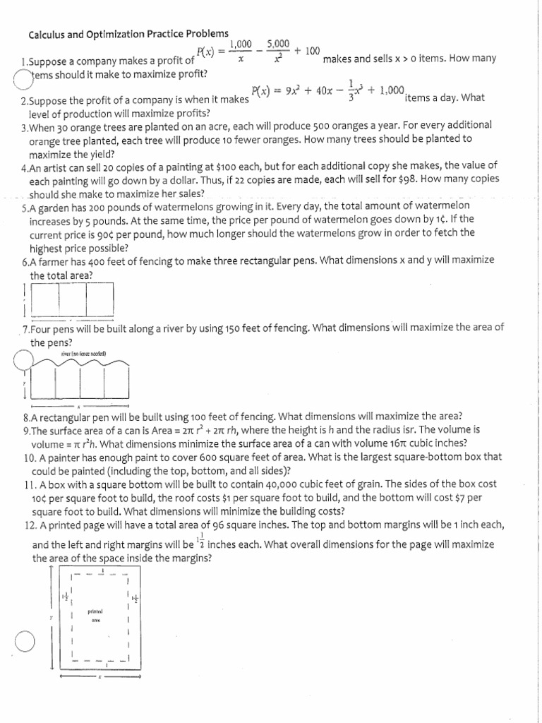 Optimization Problems | PDF