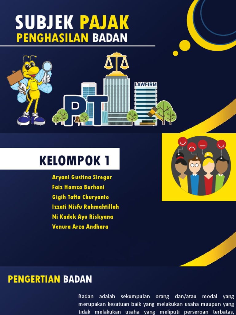 Pajak - Subjek Pajak | PDF