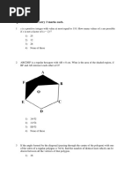 Grade 8 Math Word Problems With Answers | PDF | Area | Speed