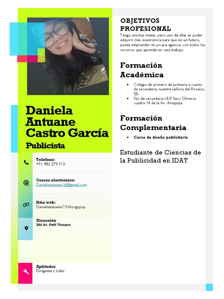Daniela CV | PDF