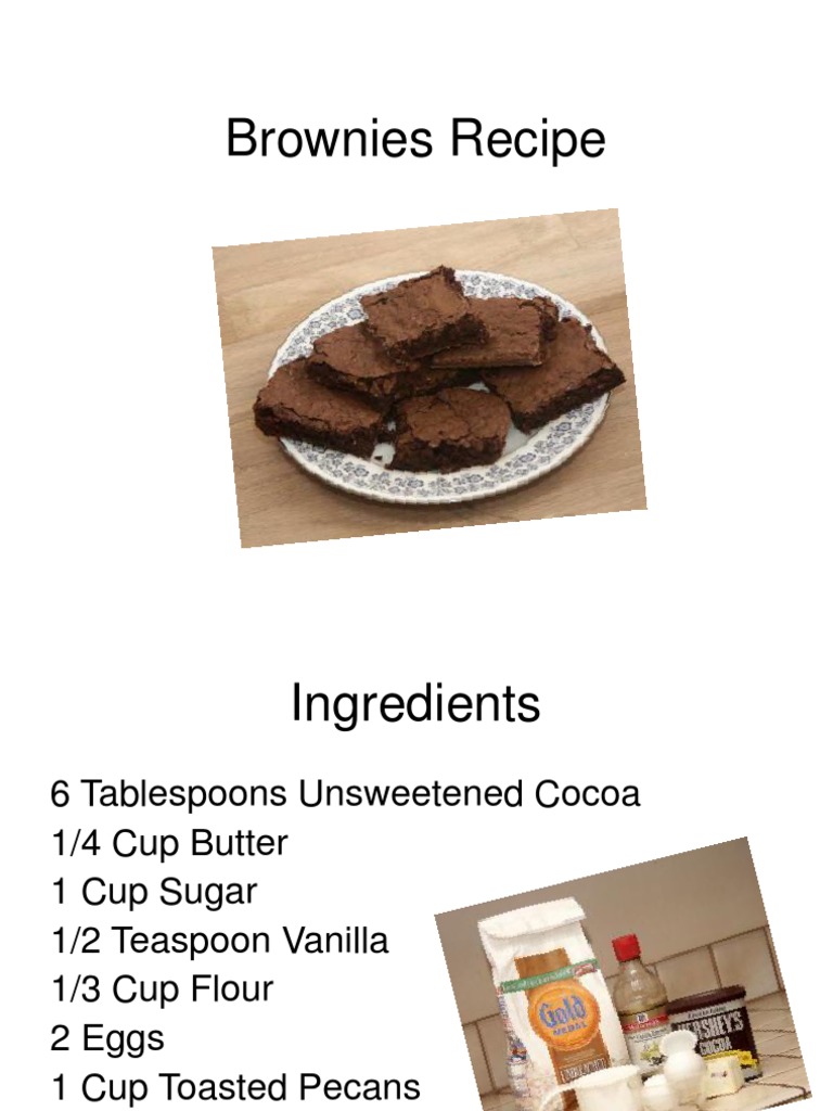Easy Homemade Brownies Recipe | PDF