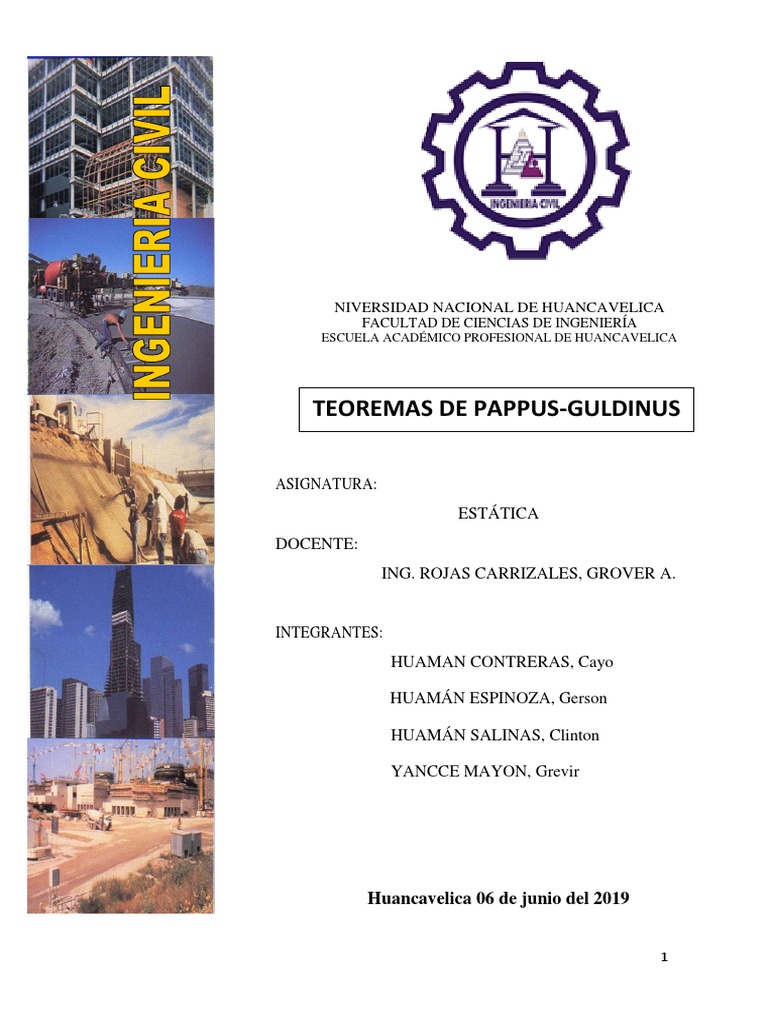 Teoremas de Pappus-Guldin | PDF | Integral | Centro de masa