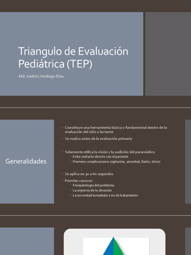 01. Triangulo de Evaluación Pediatrica | PDF | Choque (circulatorio) | Medicina