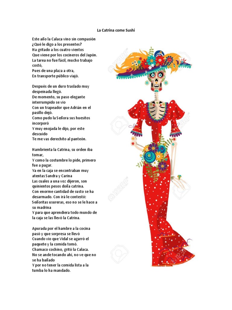 La Catrina Come Sushi | PDF | Cocina, comidas y vino