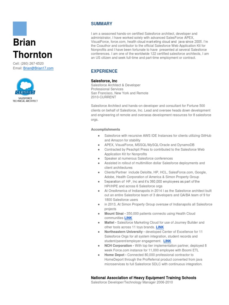 Computer Science Graduate Resume | PDF | Salesforce.Com | Cloud Computing