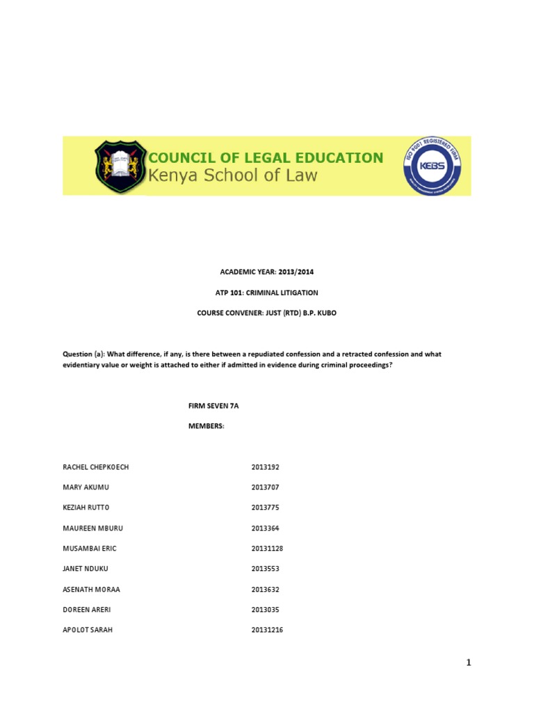 Confessions | PDF | Confession (Law) | Crime & Violence