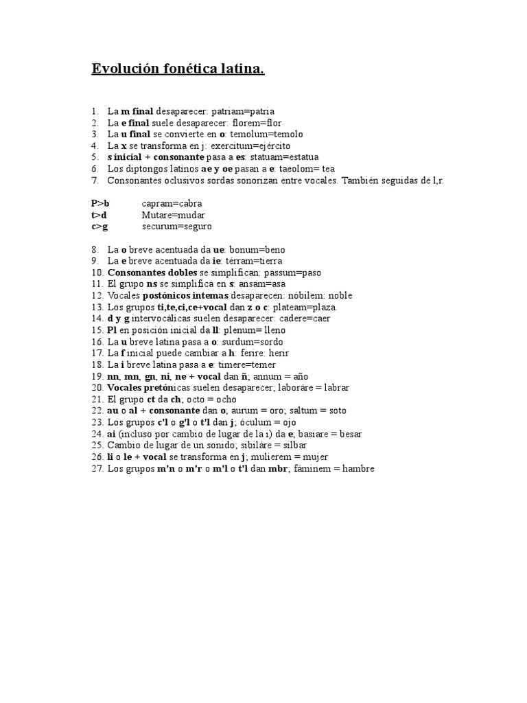 Evolución Fonética Pdf Lingüística Voz Humana