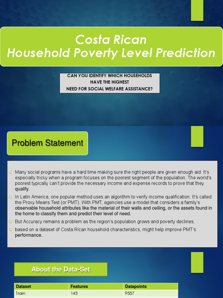 Costa Rican Household Poverty Level Prediction | PDF | Poverty ...