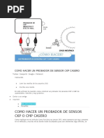 Manual de Reparacion Del Sensor CKP | PDF | voltaje | Sensor