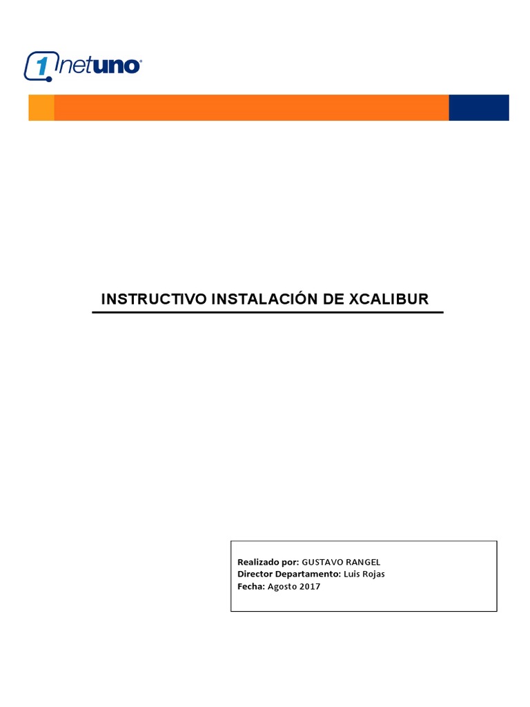 Manual de Xcalibur | PDF | Archivo de computadora | Sistema operativo