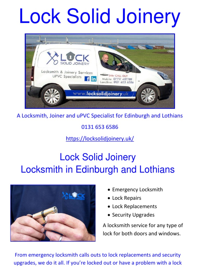 Lock Solid Joinery: A Locksmith, Joiner and uPVC Specialist For ...