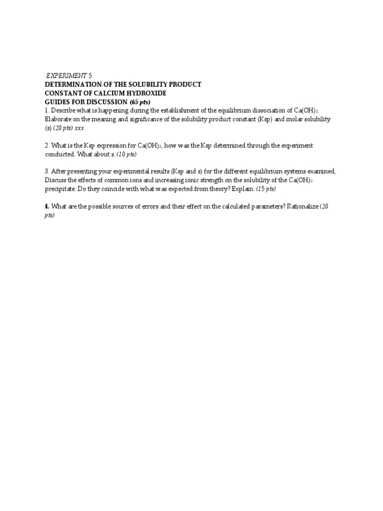 Experiment 5 PDF | PDF