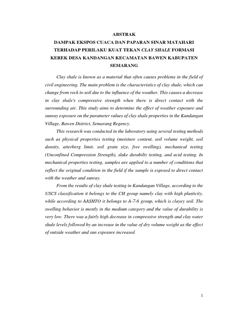 Abs Trak | PDF | Clay | Soil