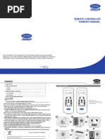 Senville Remote Control Manual | PDF | Air Conditioning | Remote Control