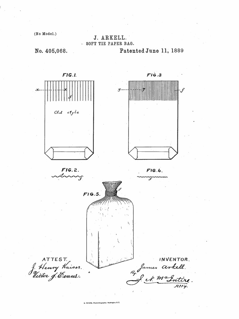 Zeze 7&aal. 37e/arz.: No. 405,068, Patented June 11, 1889 | PDF ...