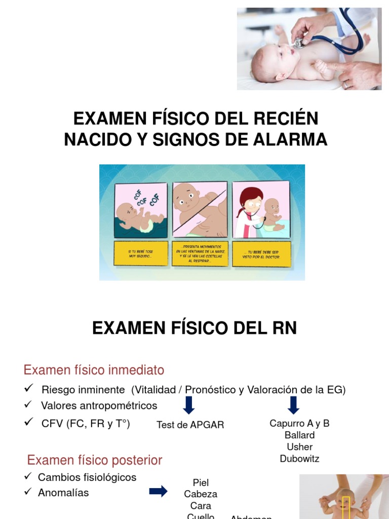 Examen Físico y Signos de Alarma RN | PDF | Especialidades Medicas ...