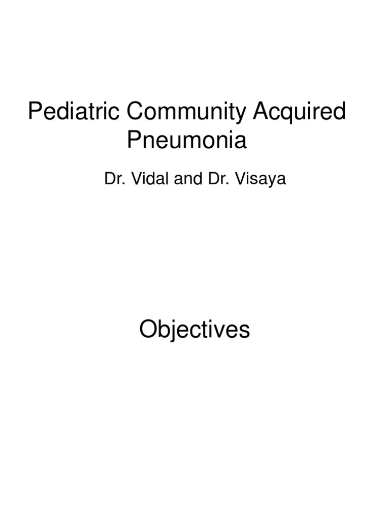 PCAP | PDF | Pneumonia | Infection