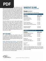 Shortcut to Shred: Phase 1 Overview | PDF | Kettlebell | Hobbies