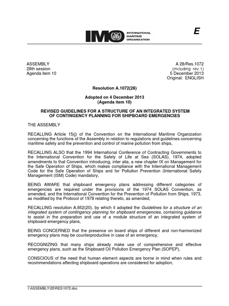 A. 1072 (28) Revised Guidelines For A Structure of An Integrated System ...