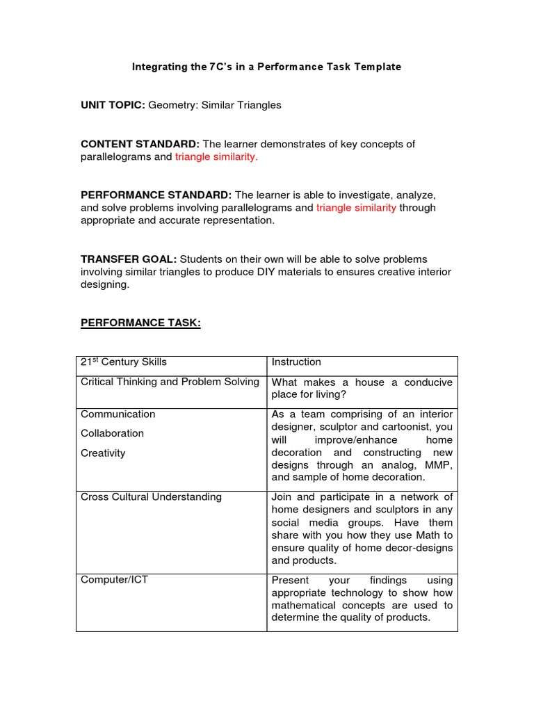 Unit Assessment Map | PDF | Creativity | Design