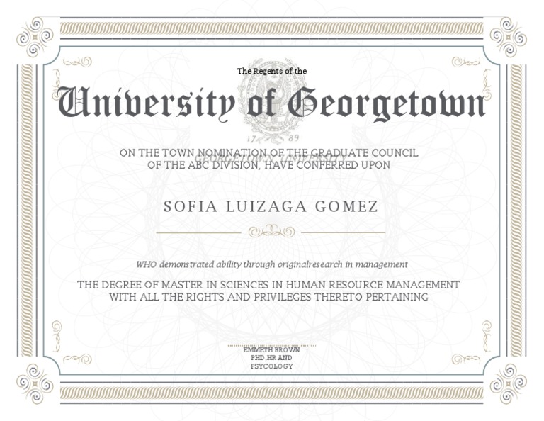 PHD Replica Degree Certificates | PDF