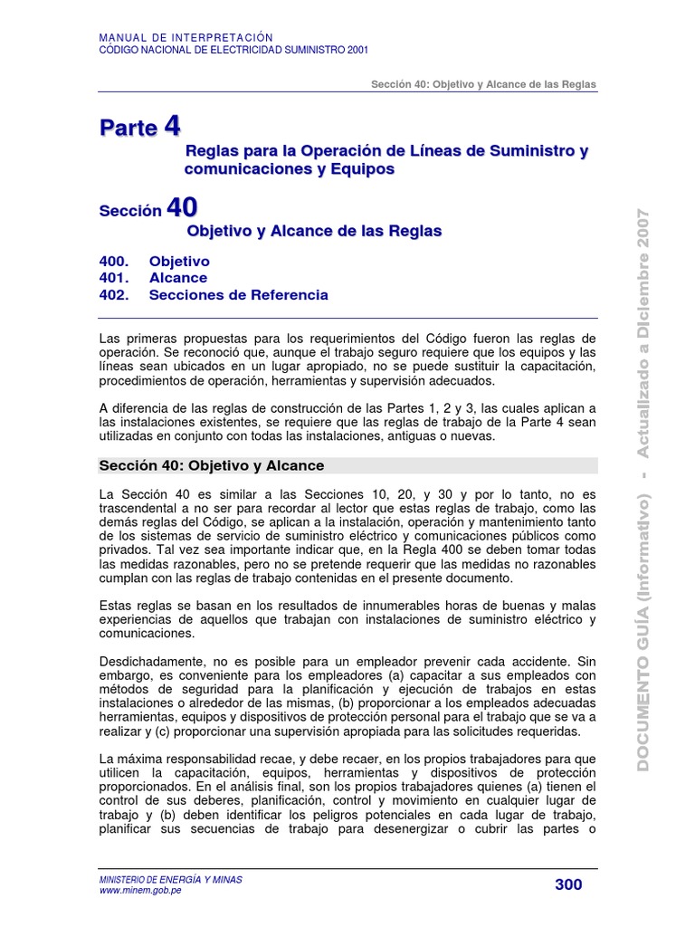 Manual de Interpretacion CNE Suministro - Parte 4 PDF | PDF | Red eléctrica | Electricidad