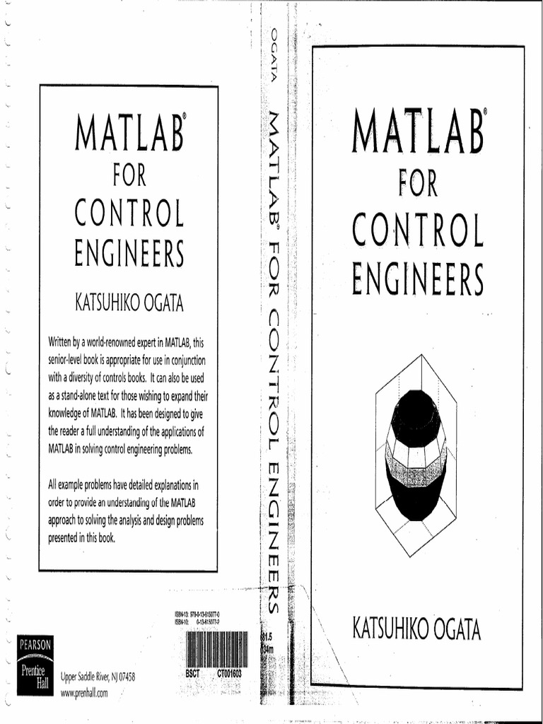 Matlab For Control Engineers - Katsuhiko Ogata PDF | PDF