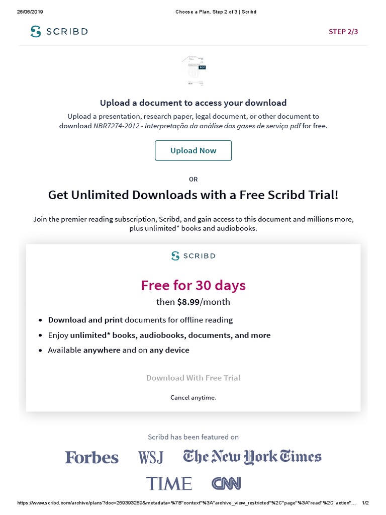 Free For 30 Days: Get Unlimited Downloads With A Free Scribd Trial! | PDF | Scribd | Media ...
