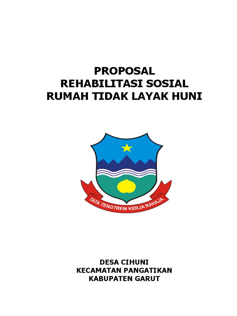 Contoh Proposal Pengajuan Rumah Tidak Layak Huni | PDF