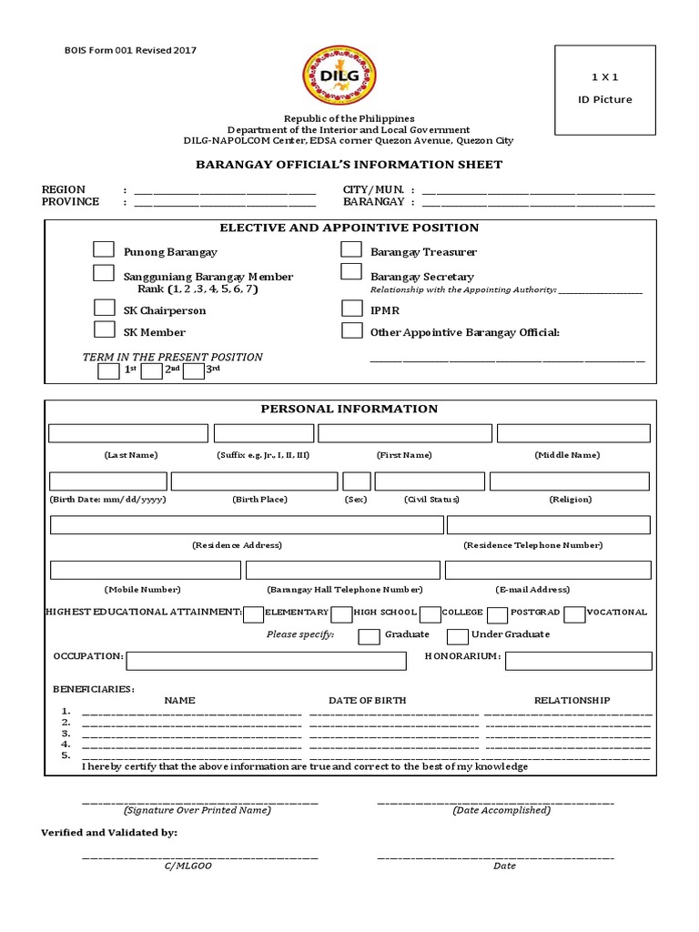 Barangay Development Plan Sample | PDF