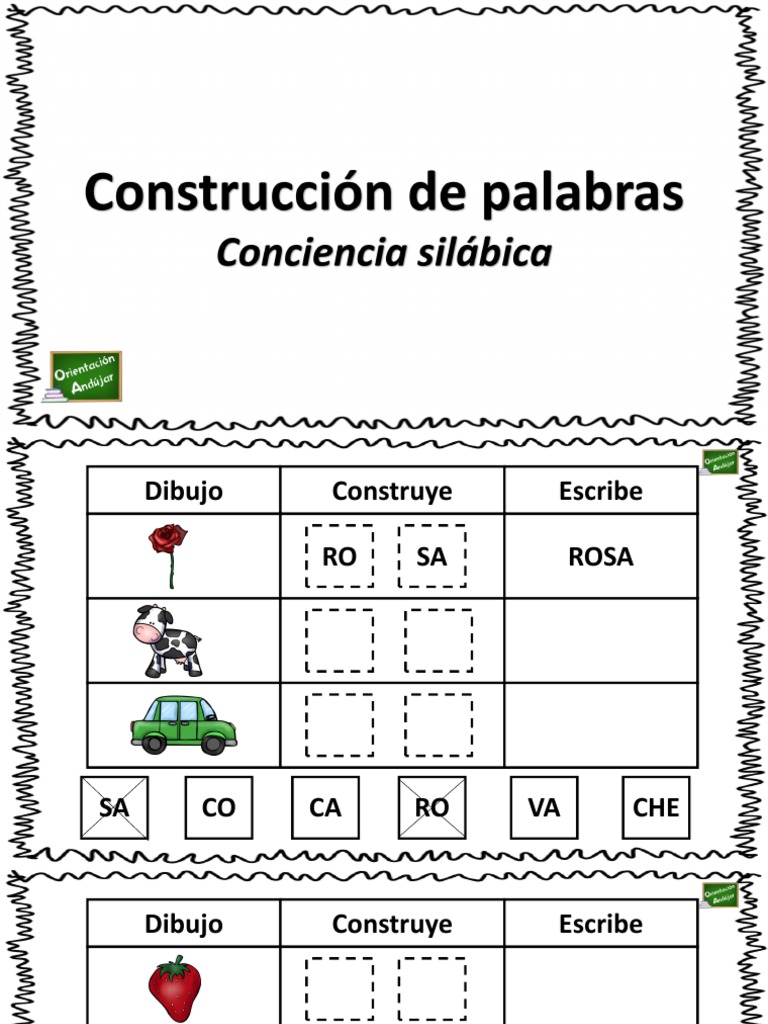 Construir Palabras PDF | PDF