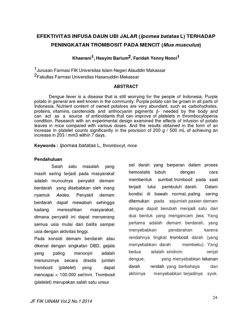 Jurnal Daun Ubi | PDF