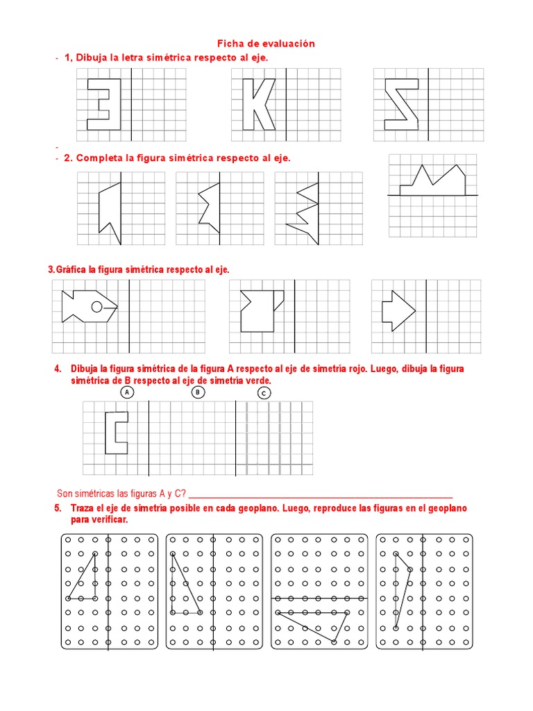 Ficha de Simetria | PDF