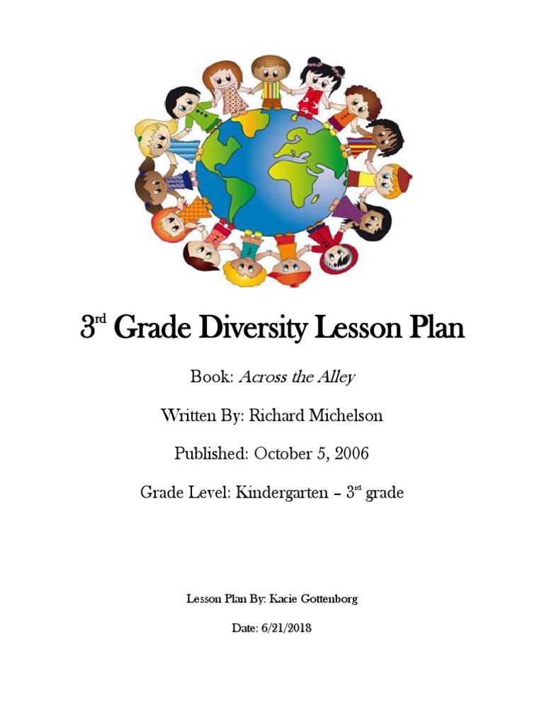 3rd Grade Diversity Lesson Plan | PDF | Lesson Plan | Teachers