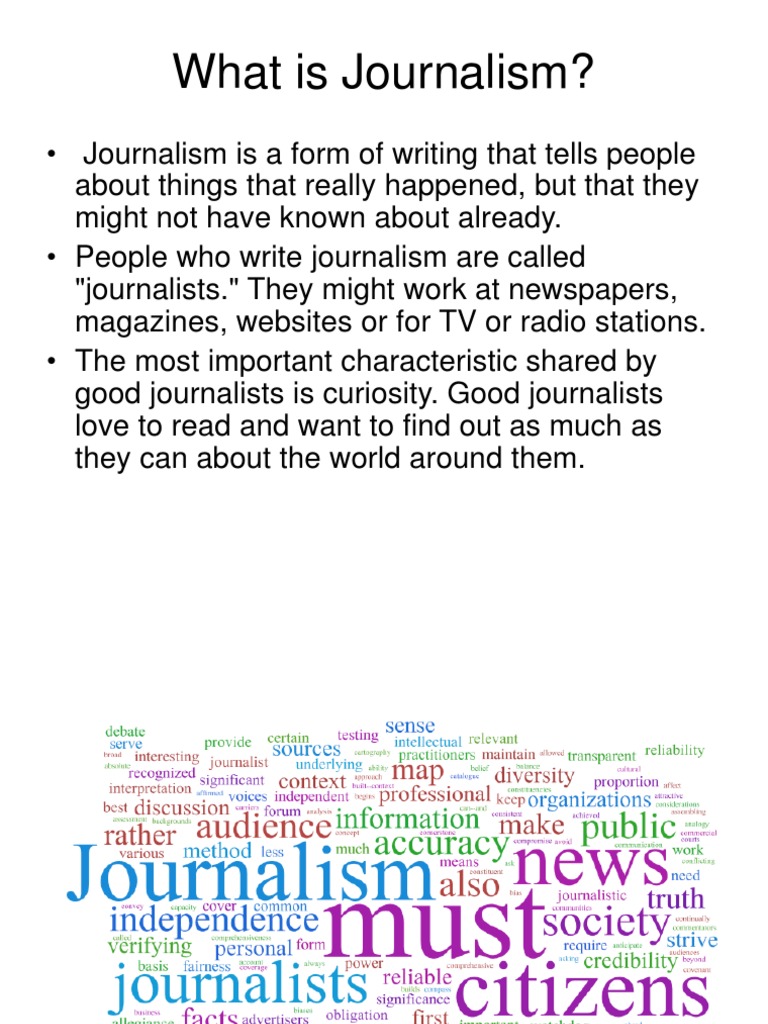 Journalism | PDF