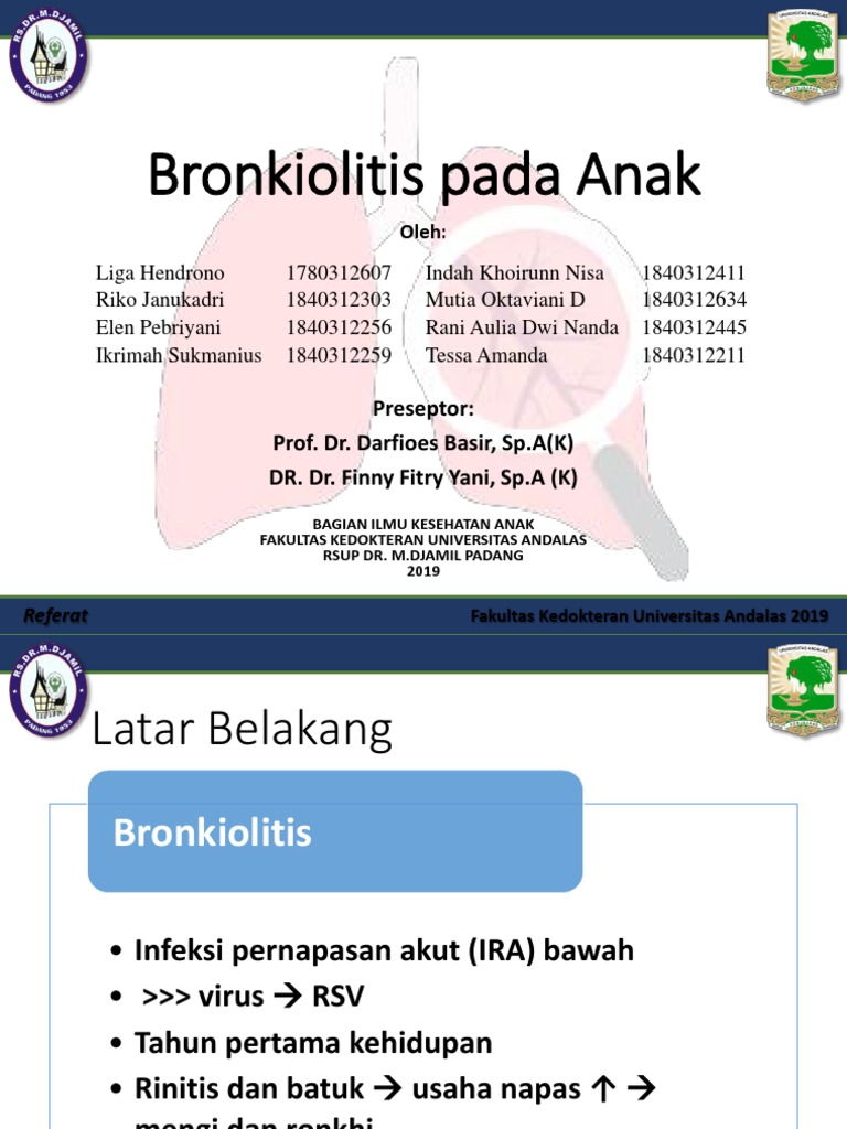 Bronkiolitis Pada Anak | PDF
