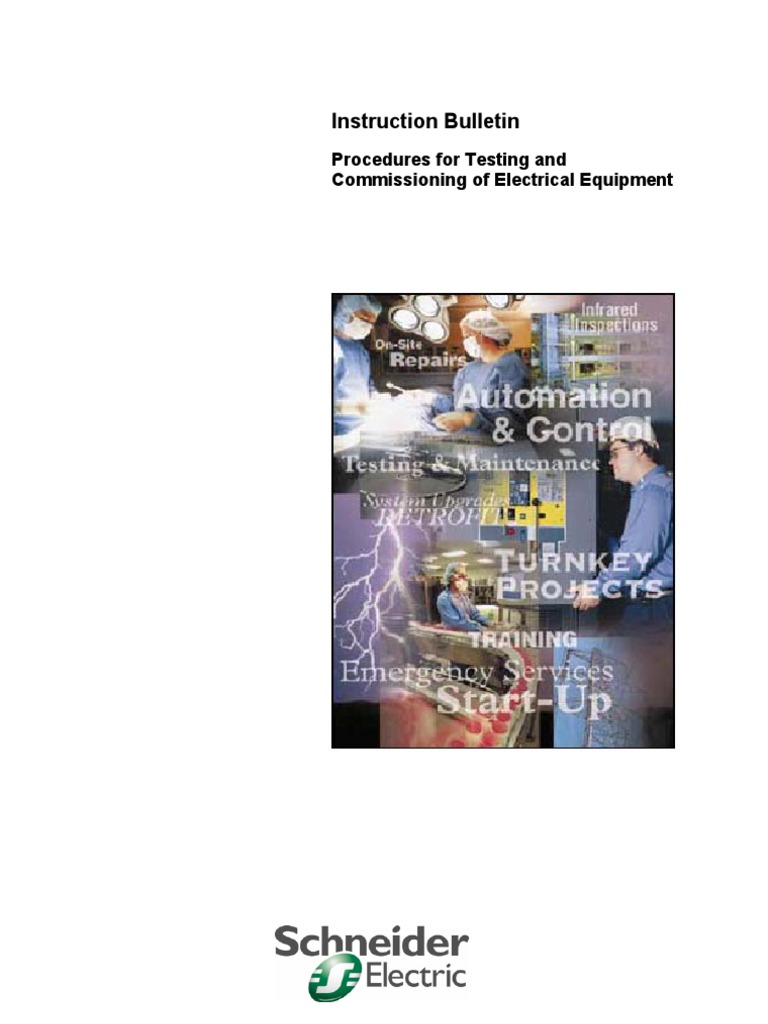 Electrical Equipments Testing Procedures | PDF | Transformer ...