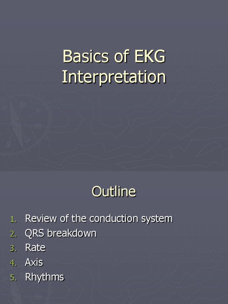 EKG Interpretation Basics Guide | PDF | Electrocardiography | Atrium ...