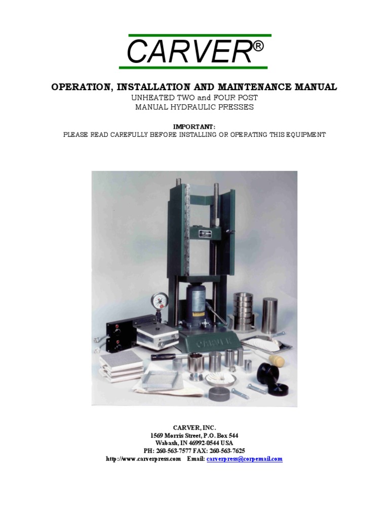 Super Carver Manual Pdf