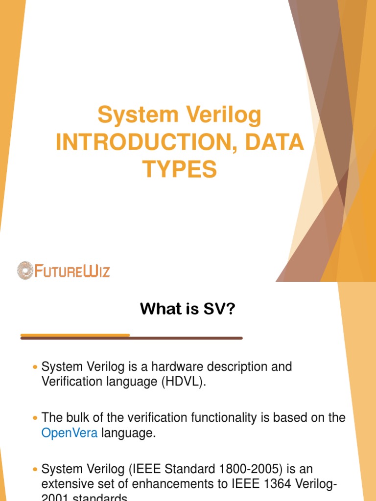 Sys Verilog PPT PDF | PDF | Array Data Structure | Data Type Sys Verilog PPT PDF | PDF | Array Data Structure | Data Type
